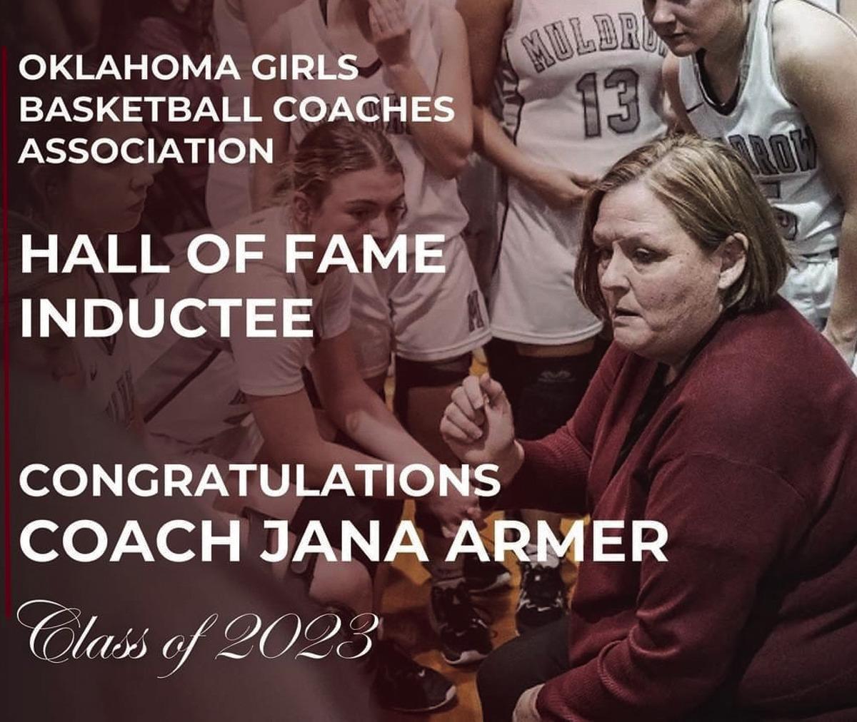Muldrow basketball coach Jana Armer to be inducted into OGBCA Hall of Fame - McIntosh Democrat