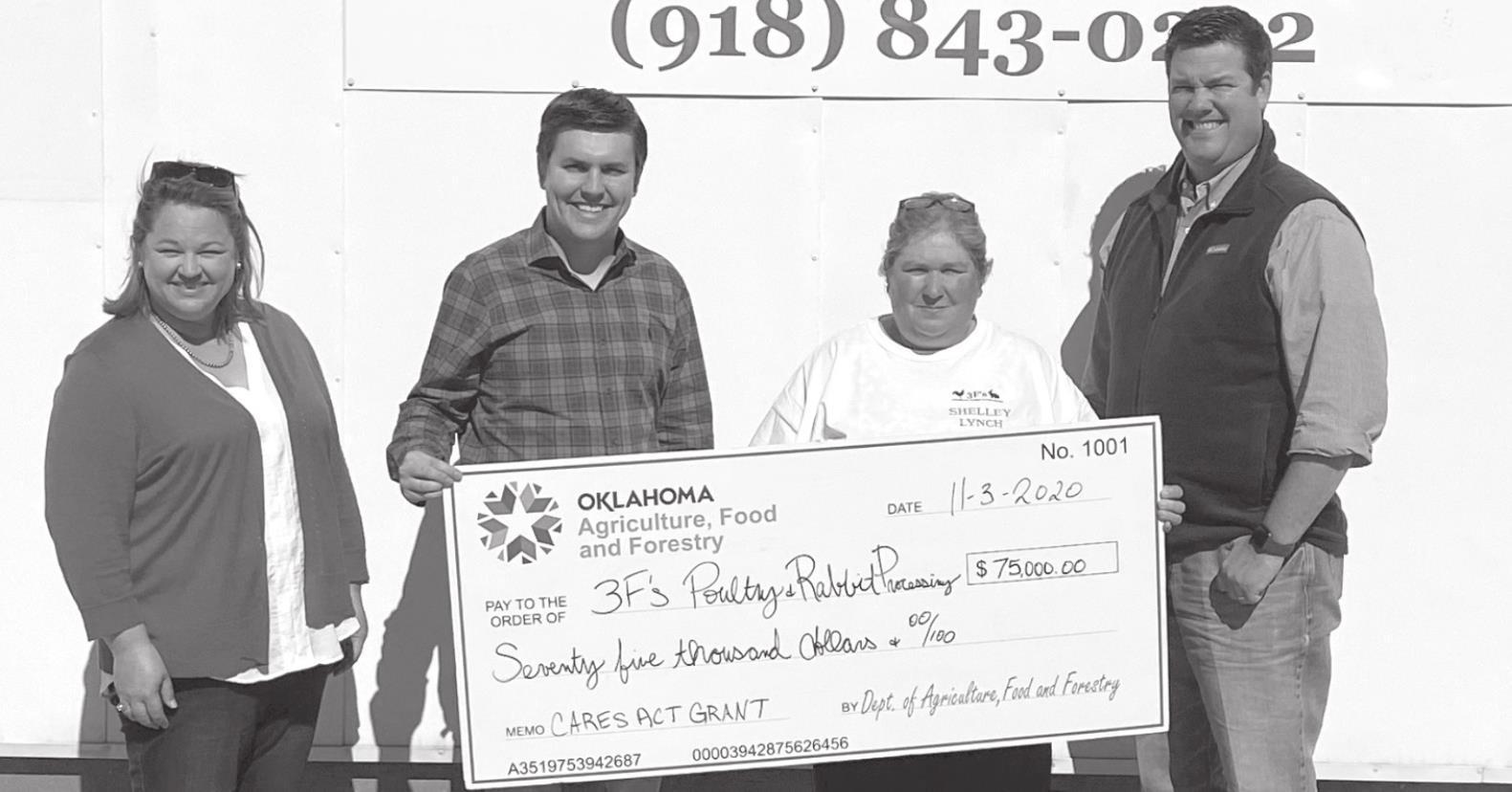 Frix presents CARES Act Grant to local processing facility - News