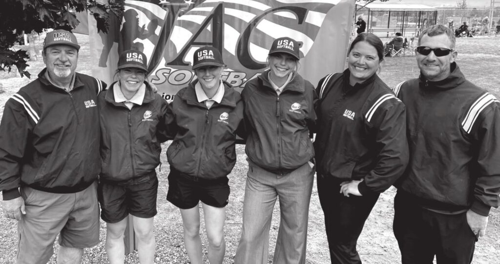 Three high school athletes experience the role of a USA Softball umpire ...