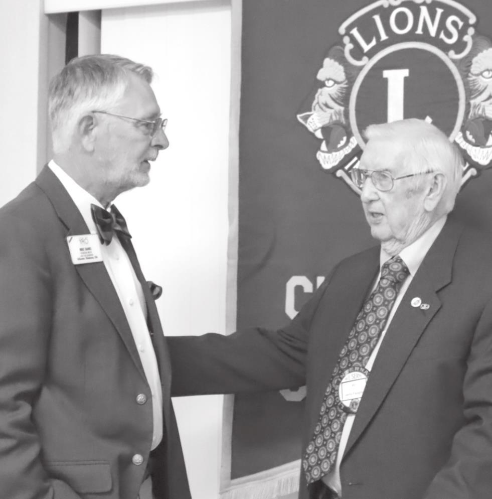 CHECOTAH LIONS SWEAR IN MEMBERS AT CENTENNIAL CELEBRATION - McIntosh ...