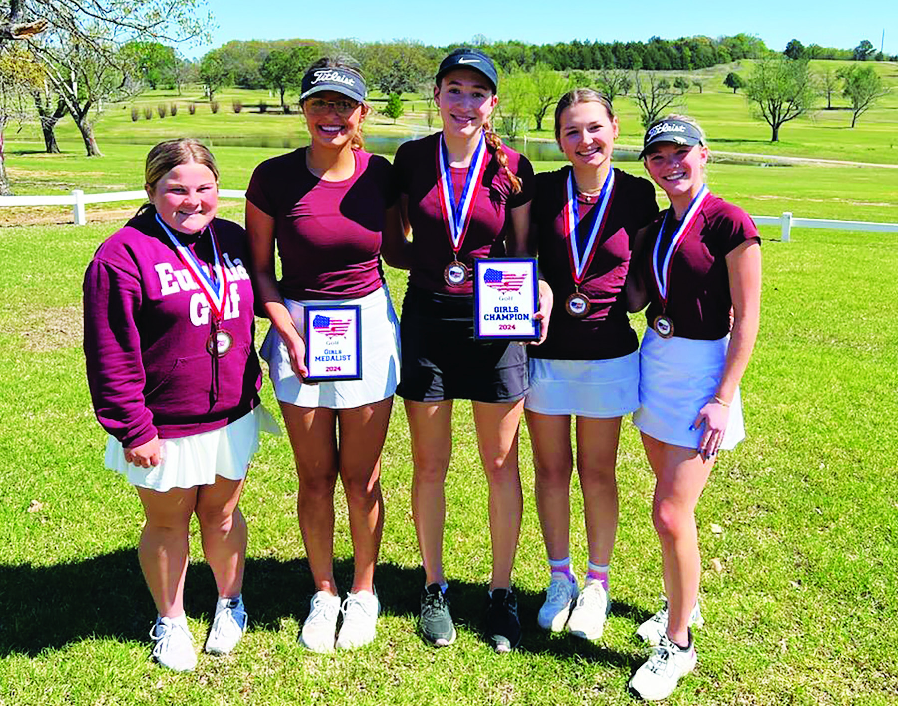 Eufaula girls golf team wins District Championship - McIntosh Democrat