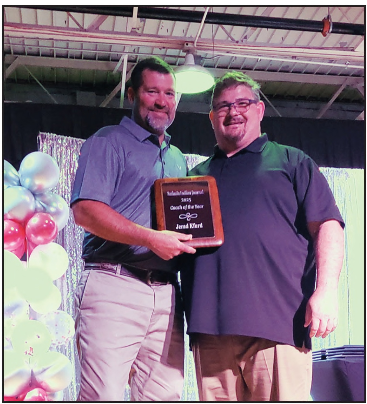 Jared Efurd named Eufaula Indian Journal Coach of the Year - McIntosh ...